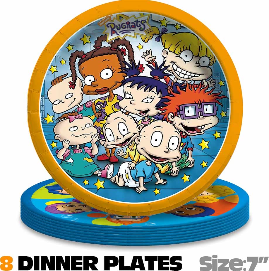 Rugrats Party Supplies Plates Decorations Balloons Cake Topper Backdrop Banner Birthday Set Decor