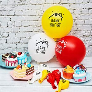 60 Pieces Home Sweet Home Balloon Housewarming Party Latex Balloon Welcome Home Balloon for Family Gathering Housewarming Party Decoration Supply