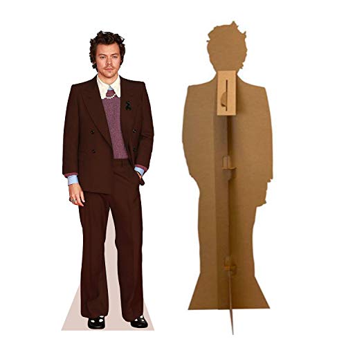 Harry Styles LIFESIZE Cardboard Standup Standee Cutout Poster Figure | Perfect to Display at Parties, Events, or in Your Room | 6' Tall