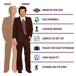 Harry Styles LIFESIZE Cardboard Standup Standee Cutout Poster Figure | Perfect to Display at Parties, Events, or in Your Room | 6' Tall