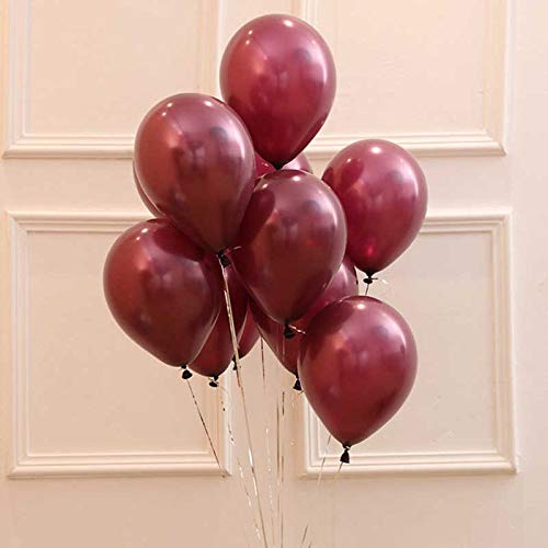 Burgundy Rose Gold Balloons of 30pcs for Burgundy Birthday Party Decorations Women/Fall Birthday Party Decorations/ Burgundy Rose Gold Wedding/2022 Graduation Decorations