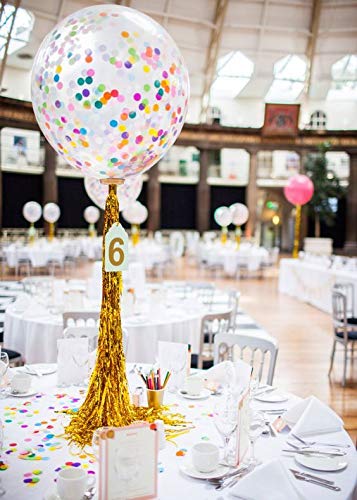 Battife 25000 Pieces Colorful Tissue Paper Confetti 1inch Large Bag Round Confetti for Wedding Birthday Party Celebrations, Multicolor 8.8oz