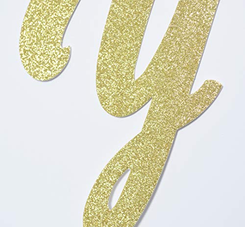 My First Fiesta Banner Sign Garland for Mexican Fiesta Themed Baby Shower First Birthday Party Decorations Photo Props Backdrop (Gold Glitter)