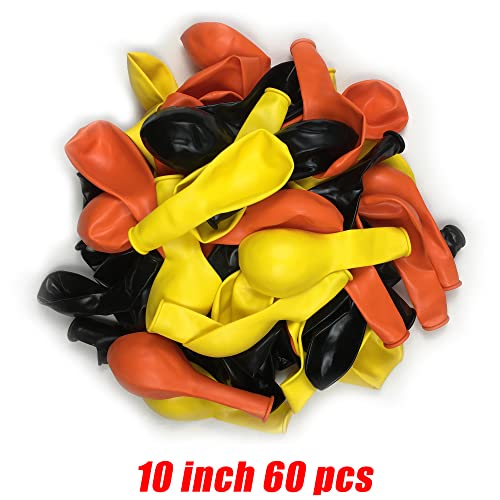 Latex balloons 120 pcs ,Yellow black orange balloons, Birthday, Wedding, Baby Shower, Party Decoration