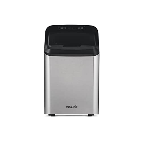 Newair Countertop Nugget Ice Maker | Up to 30lbs of Ice a Day - Restaurant Quality Ice in 10 Minutes | Self-Cleaning, Refillable Water Tank, Automatic Water Line, Removable Ice Basket & Scoop