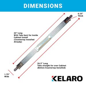 Kelaro EZ Dishwasher Mounting Bracket Kit for Granite and Quartz Countertops (25 Pack) W10426979