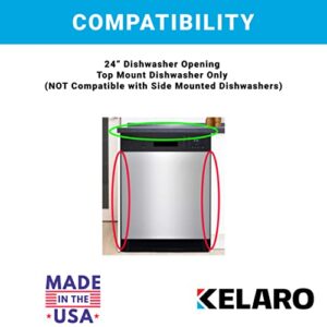 Kelaro EZ Dishwasher Mounting Bracket Kit for Granite and Quartz Countertops (25 Pack) W10426979