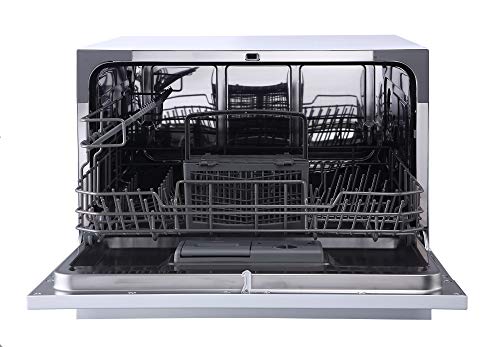 SPT SD-2225DWA Energy Star Countertop Dishwasher with Delay Start & LED – White