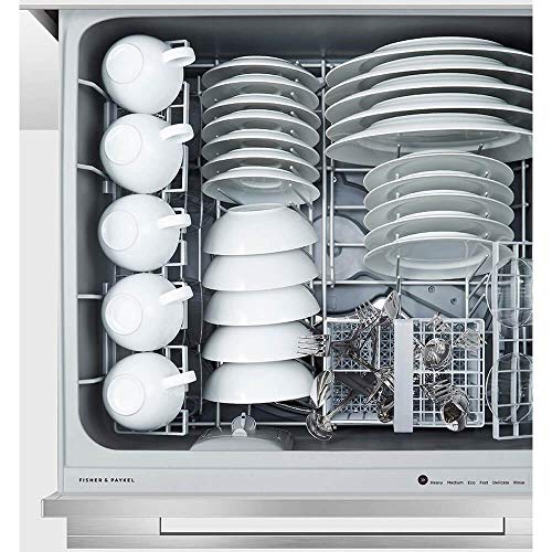 Fisher Paykel DD24DI9N 24 Inch Fully Integrated Dishwasher with 9 Wash Cycles, 14 Place Settings, DishDrawer Technology, Ergonomic