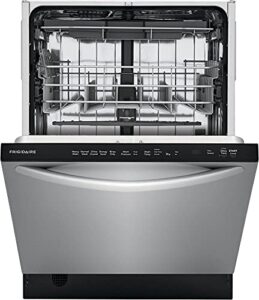 frigidaire fdsh4501as 24″ built-in dishwasher evendry estar 5 cycles