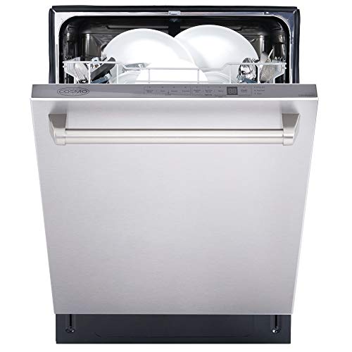 COSMO COS-DIS6502 24 in. Dishwasher in Fingerprint Resistant Stainless Steel with Stainless Steel Tub