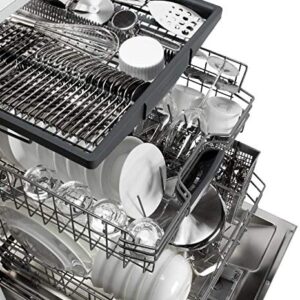 Verona VEDW24TSS 24 Inch Built In Dishwasher Touch Control 6 Wash Cycles 16 Place Settings, Stainless Steel