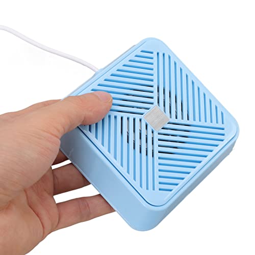 Acouto Mini Dishwasher, Sound Vibration Electrolytic Water Purification IP67 Waterproof Portable USB Dishwasher (Blue)