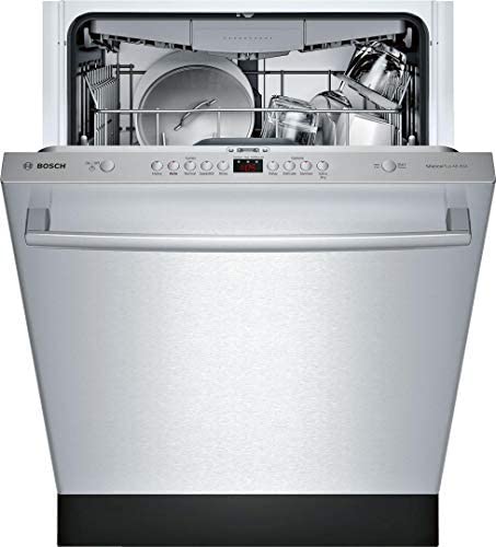 Bosch SHXM4AY55N 100 Series 24 Inch Built In Fully Integrated Dishwasher with 5 Wash Cycles, in Stainless Steel