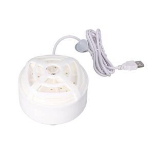 zerodis portable dishwasher mini dishwasher 5v 2a ultrasonic washer 30 minutes automatic shutdown usb powered white portable fruit dishwasher mini washing machine