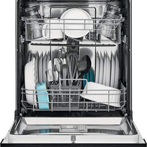 Frigidaire FFBD2420UB 24" Full Console Dishwasher with Stainless Steel Drum 12 Place Settings 6 Wash Cycles and Heated Drying System in Black