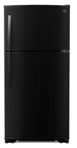 Kenmore 30" Top-Freezer Refrigerator with Ice Maker and 18 Cubic Ft. Total Capacity, Black