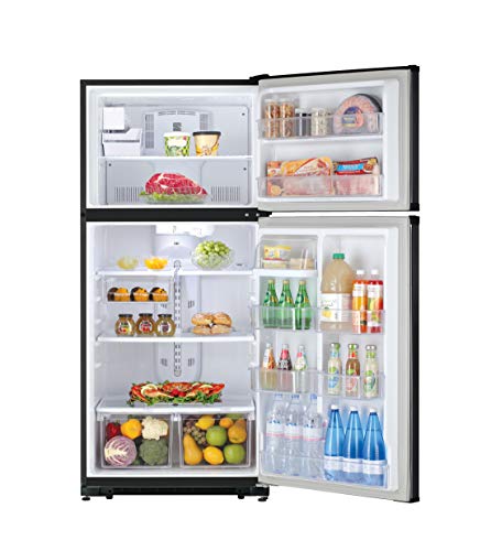 Kenmore 30" Top-Freezer Refrigerator with Ice Maker and 18 Cubic Ft. Total Capacity, Black