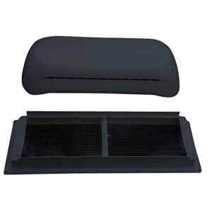 dometic 3311236.024 refrigerator complete vent kit – black