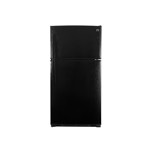 Kenmore Top-Freezer Refrigerator with Ice Maker and 21 Cubic Ft. Total Capacity, Black