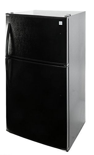 Kenmore Top-Freezer Refrigerator with Ice Maker and 21 Cubic Ft. Total Capacity, Black