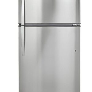 Kenmore Top-Freezer Refrigerator with Ice Maker and 21 Cubic Ft. Total Capacity, Stainless Steel