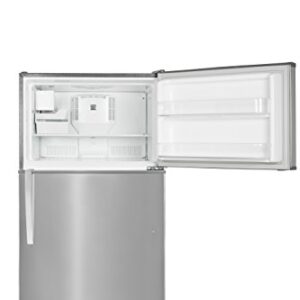 Kenmore Top-Freezer Refrigerator with Ice Maker and 21 Cubic Ft. Total Capacity, Stainless Steel