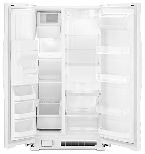 Kenmore 36" Side-by-Side Refrigerator and Freezer with 25 Cubic Ft. Total Capacity, White