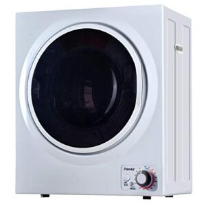 panda 110v 850w electric compact portable clothes laundry dryer with stainless steel tub apartment size 1.5 cu.ft