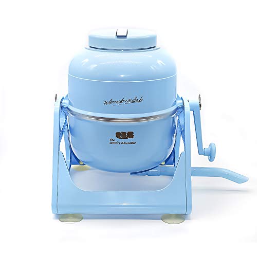 WonderWash - The Laundry Alternative, Portable Non-Electric Manual Clothes Washer, Durable, Compact, and Easy to Use, Mini Washing Machine, Energy Saving, Retro Design, Manual Washing Machine