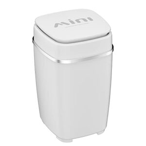 auertech portable washing machine, mini compact washer 8lbs washing capacity semi-automatic laundry machine, time control