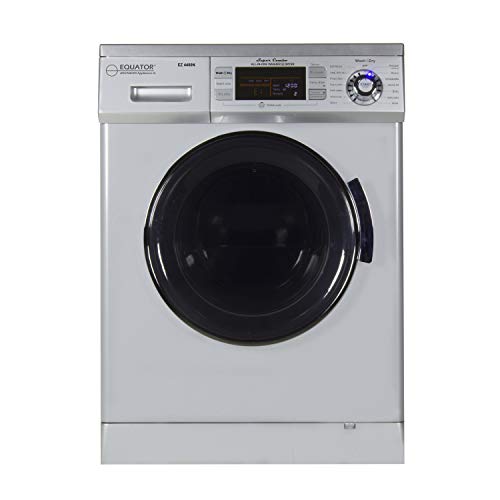 Equator Ver 2 Pro 24" Compact Combo Washer Dryer Vented/Ventless 1200 RPM Silver