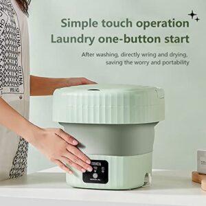 Portable washing Machine,Folding Mini Washing Machine Sterilization Drying Washing Machine for Baby Clothes, Underwear or Small Items, Apartment, Dorm, Camping, RV Travel laundry