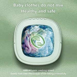 Portable washing Machine,Folding Mini Washing Machine Sterilization Drying Washing Machine for Baby Clothes, Underwear or Small Items, Apartment, Dorm, Camping, RV Travel laundry