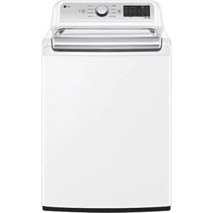 lg wt7405cw 5.3 cu. ft. white top load washer with 4-way agitator & turbowash3d technology