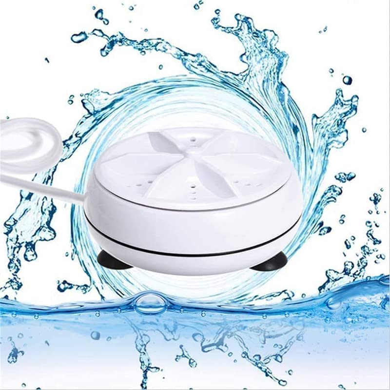 Mini Washing Machine Portable Turbine Washer,Portable Washing Machine with USB and Speed Control for Travel Business Trip or College Rooms (Washer)