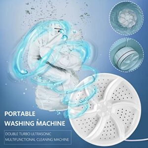 Portable Washing Machine, Mini Washing Machine,Mini Dishwashers Turbo With USB, Suitable For Home Business, Travel, College Room, RV, Apartment