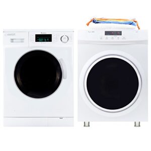 equator 110v comp. laundry centre 1.6 cf washer+vented 3.5 cf sensor/refresh dry