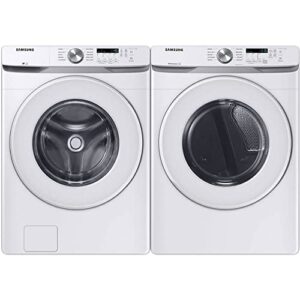 samsung wf45t6000wpr white front load laundry package