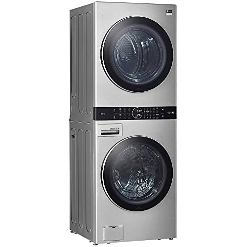 LG STUDIO Single Unit Front Load WashTower™ with Center Control™ 5.0 cu. ft. Washer and 7.4 cu. ft. Electric Dryer