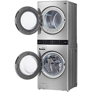 LG STUDIO Single Unit Front Load WashTower™ with Center Control™ 5.0 cu. ft. Washer and 7.4 cu. ft. Electric Dryer