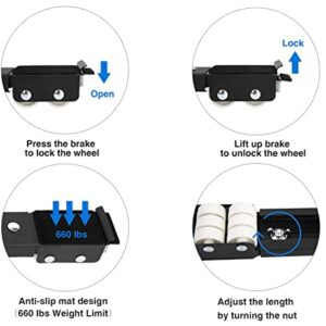 Appliance Rollers, Furniture Dolly Mobile Roller, Washing Machine Base for Washing Machines, Refrigerators, Dryers, Dishwashers