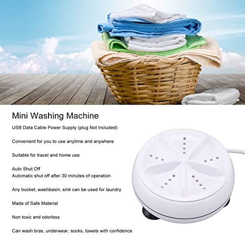 plplaaoo Portable Washing Machine, 3.5 x 3.5 x 2in Dryer Washer, Portable Laundry Machine, Compact Laundry Washer with USB Charging, Quite Mini Washer, Small Cleaning Machine for Underwear Socks