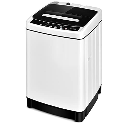 Full-Automatic Washing Machine 1.5 Cu.Ft 11 LBS Washer & Dryer, Mini Washing Machine, Portable Washer Machine, and Dryer, White