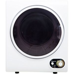 magic chef compact electric white mcsdry15w 1.5 cu. ft. laundry dryer