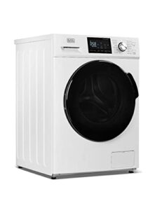 black+decker front load washer, 2.7 cu. ft. compact washing machine with led display & 16 cycles