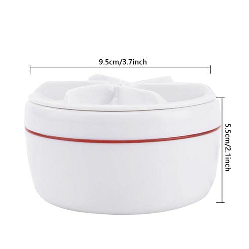 Baoling 3 in1 Mini Washing Machine Portable Ultrasonic Turbine Washer, Portable Washing Machine with USB for Travel Business Trip or College Rooms, White