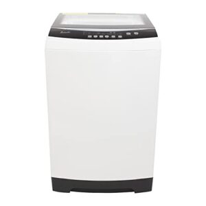 avanti stw30d0w portable washing machine 3.0 cu. ft. capacity, top loading with hot and cold water inlets, 6 cycles, compact for apartments dorms and rvs, white