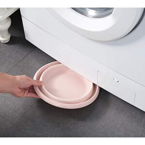 Jkhome Collapsible Wash Basin Folding Dishpan Dish Bowl Washing Tub Set of 1 (Pink - Size Small)