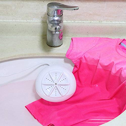 Mini Ultrasonic Washing Machine Portable Turbo Personal Rotating Washer Convenient Travel Home Business Travel Usb(B)